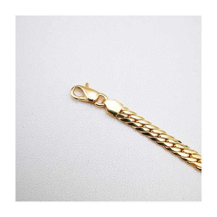 Bracelet Maille Anglaise Or Jaune 750 - 18 carats