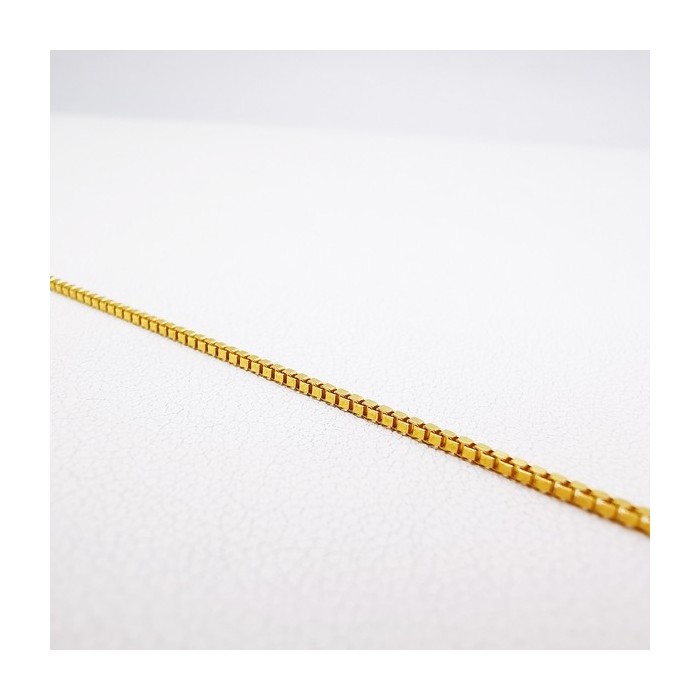 Chaîne 45 cm Or Jaune 750 - 18 carats Maille Vénitienne 3.50 grammes