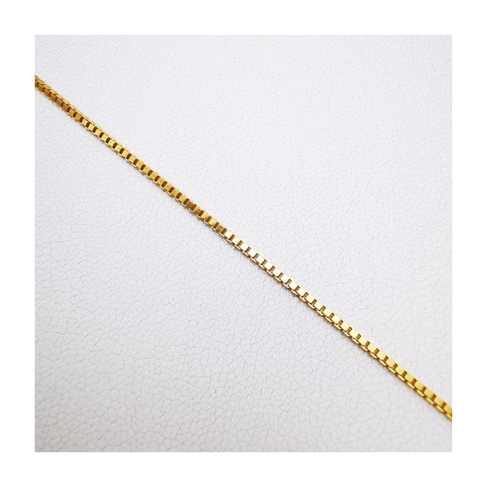 Chaîne 45 cm Or Jaune 750 - 18 carats Maille Vénitienne 3.50 grammes