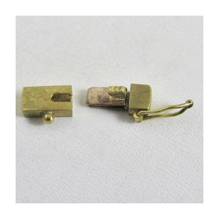 Fermoir Cliquet pour bracelet ou Collier Or Jaune 750 - 18 carats