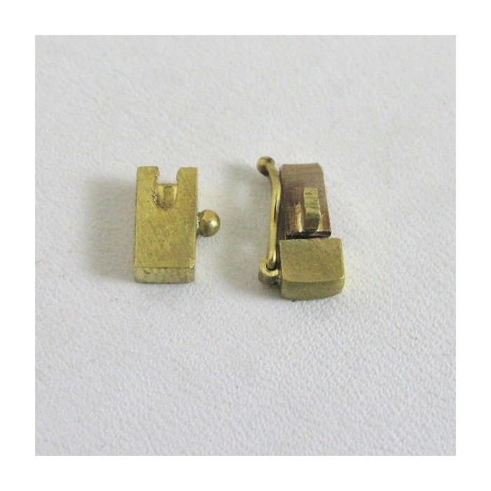 Fermoir Cliquet pour bracelet ou Collier Or Jaune 750 - 18 carats