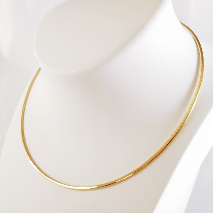 Collier Oméga Or Jaune 750 - 18 carats