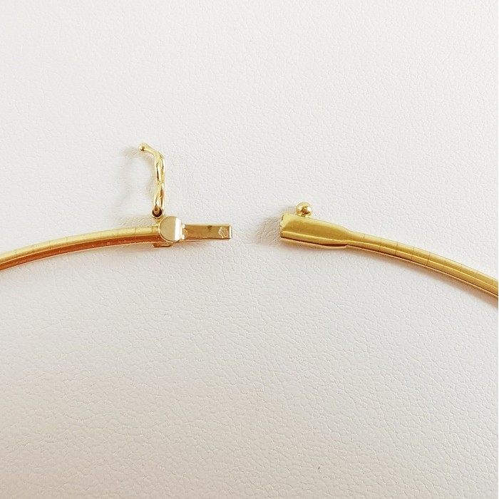Collier Oméga Or Jaune 750 - 18 carats
