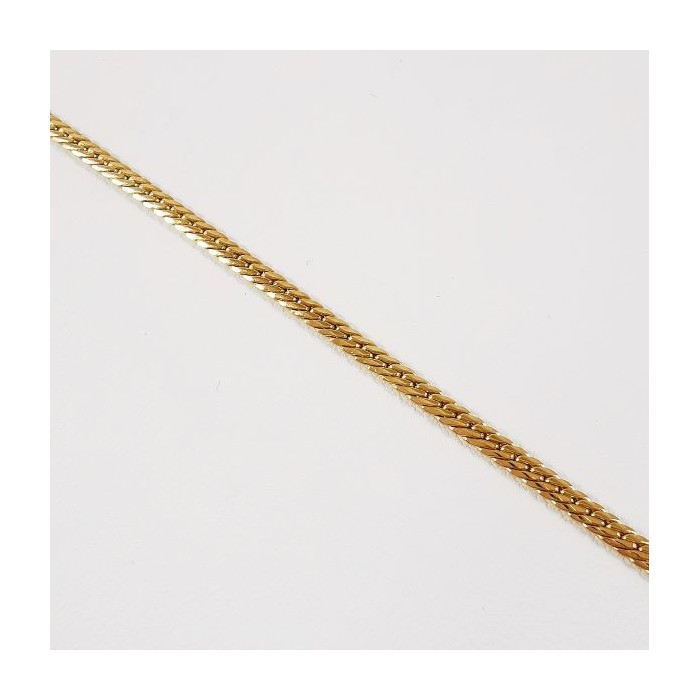 Bracelet Maille Anglaise Or Jaune 750 - 18 carats