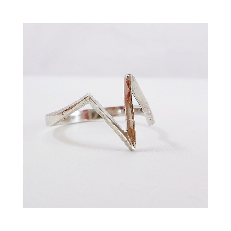Bague Géométrique Argent